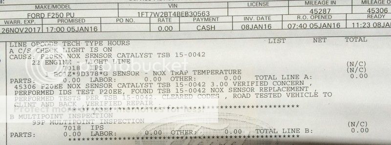 DTC P20BA Reductant heater A - Page 2 - Ford Truck Enthusiasts Forums