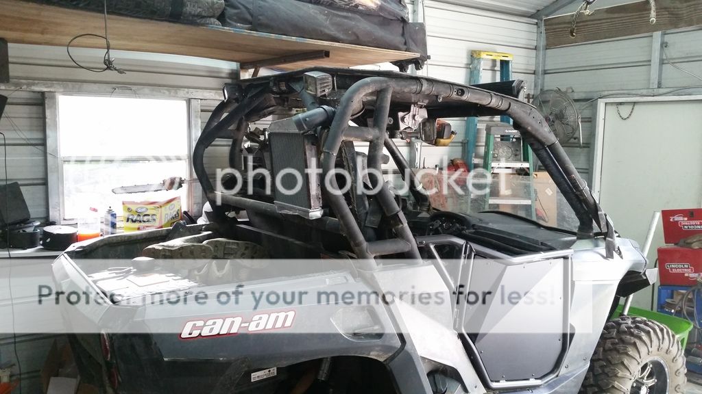 Different approach to radiator relocation | Can-Am Commander Forum