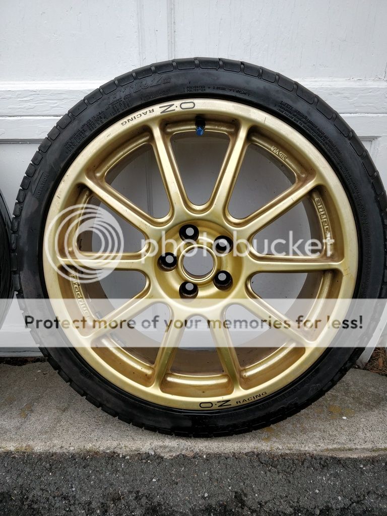 FS: (For Sale) 18 x 7.5 et 53 Prodrive P1 Gold 5x100 OZ Racing - NASIOC
