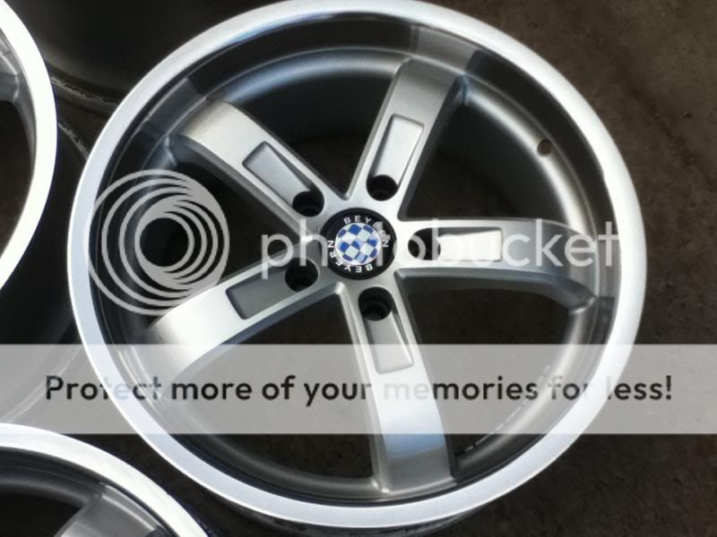 BMW Set x4 polished Genuine Forged Beyern 18 x 8.5 alloy wheels 5 x 120 ...